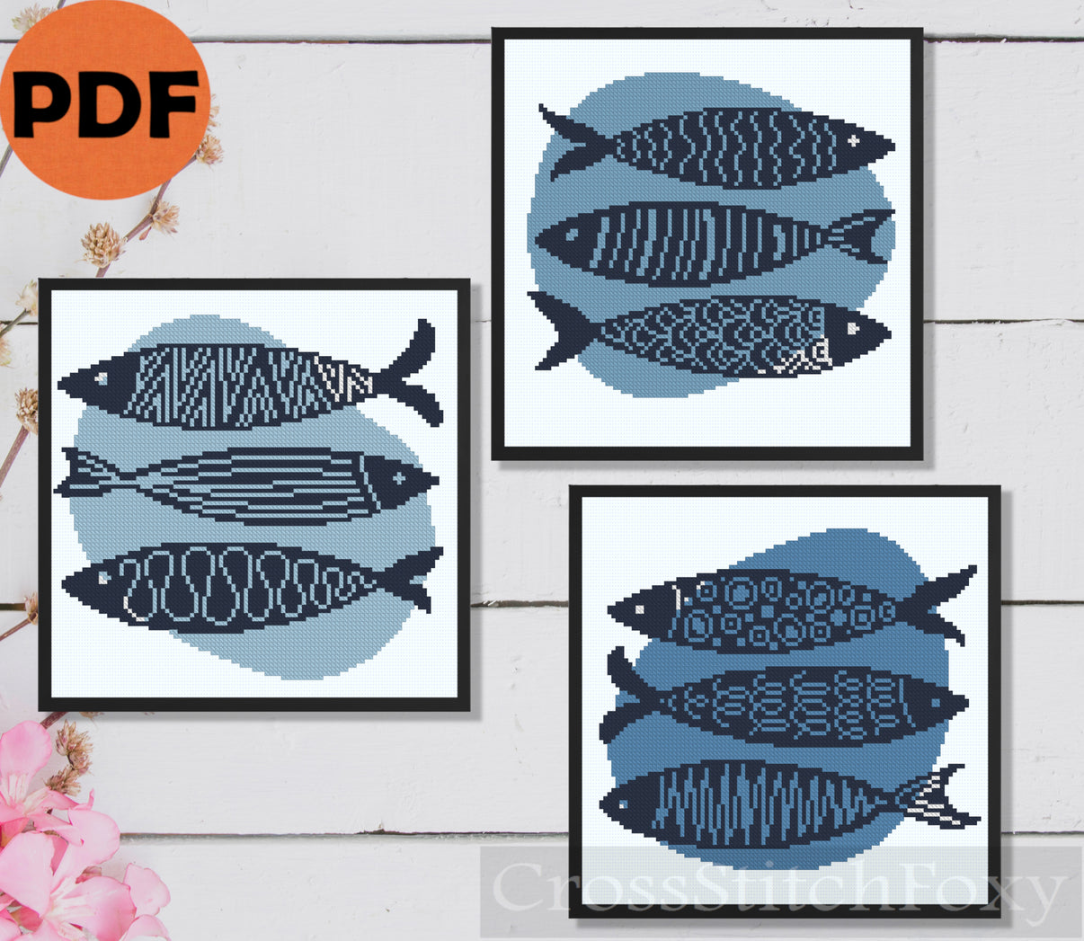 Fish cross stitch patterns – Cross Stitch Foxy