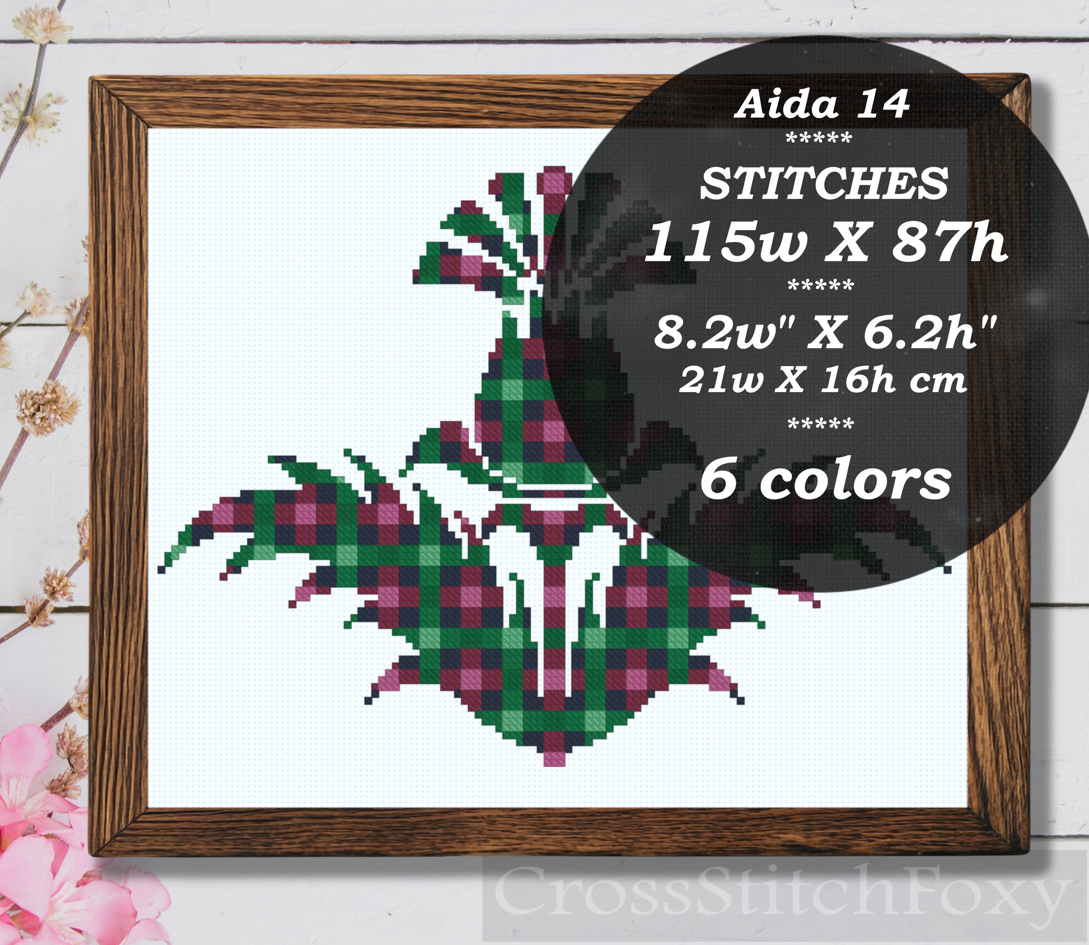 Thistle Cross Stitch Pattern – Cross Stitch Foxy