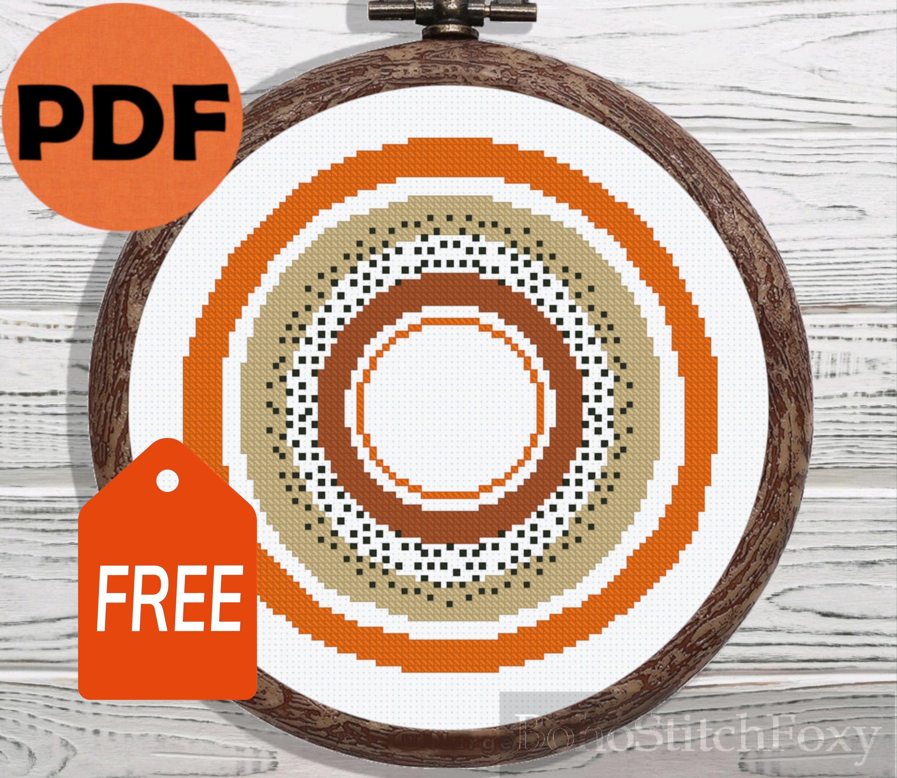 Bono sun cross stitch pattern – Cross Stitch Foxy