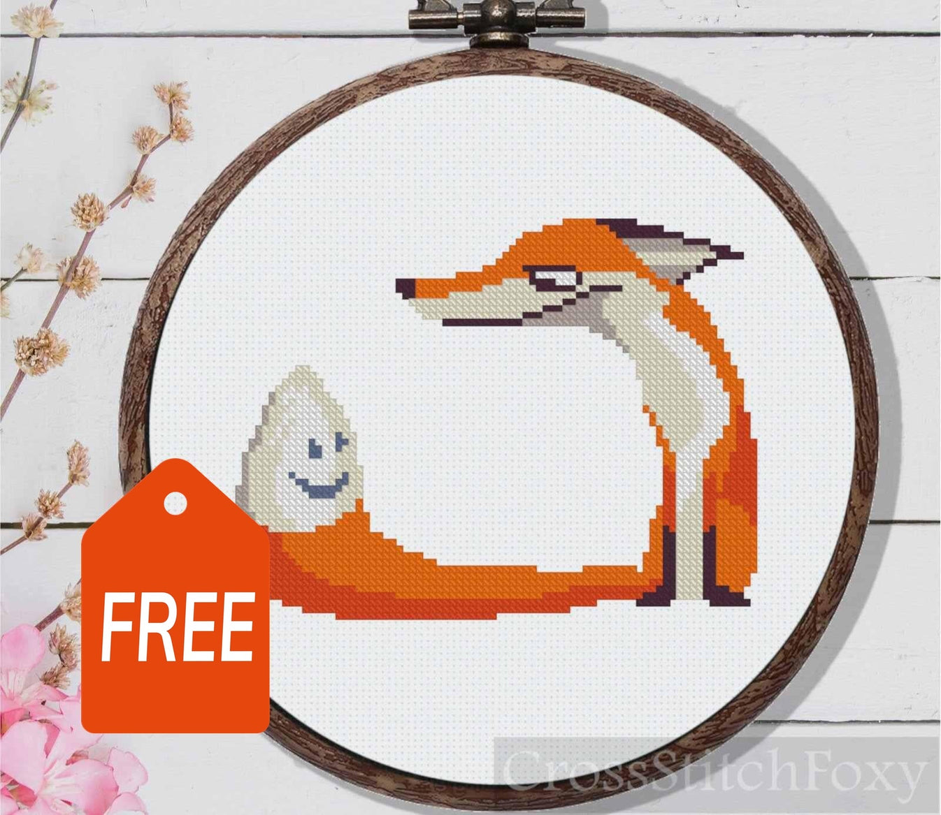 Fox Cross Stitch Pattern FREE – Cross Stitch Foxy