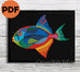 Tropical Fish cross stitch pattern – Cross Stitch Foxy